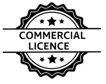Commercial License SVG Files, Dxf, Png, Jpg, Commercial Use, Digital ...