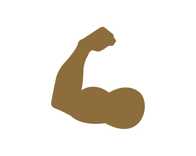 Strong Biceps SVG Bundle | Arm Flex Svg | Human Hand Svg | Arm Muscle ...