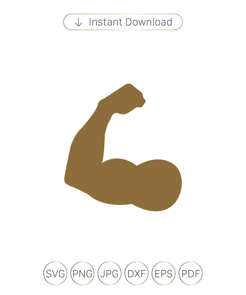 Muscle Svgbicep Svgarmmuscles Svg Biceps Svg Strength - Etsy
