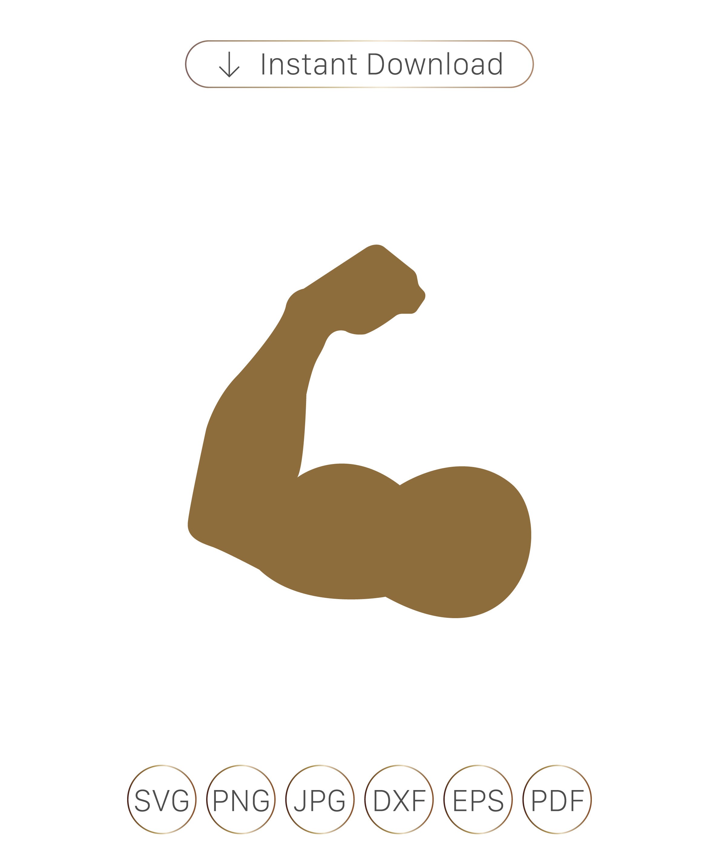 Muscular Arm Clip Art