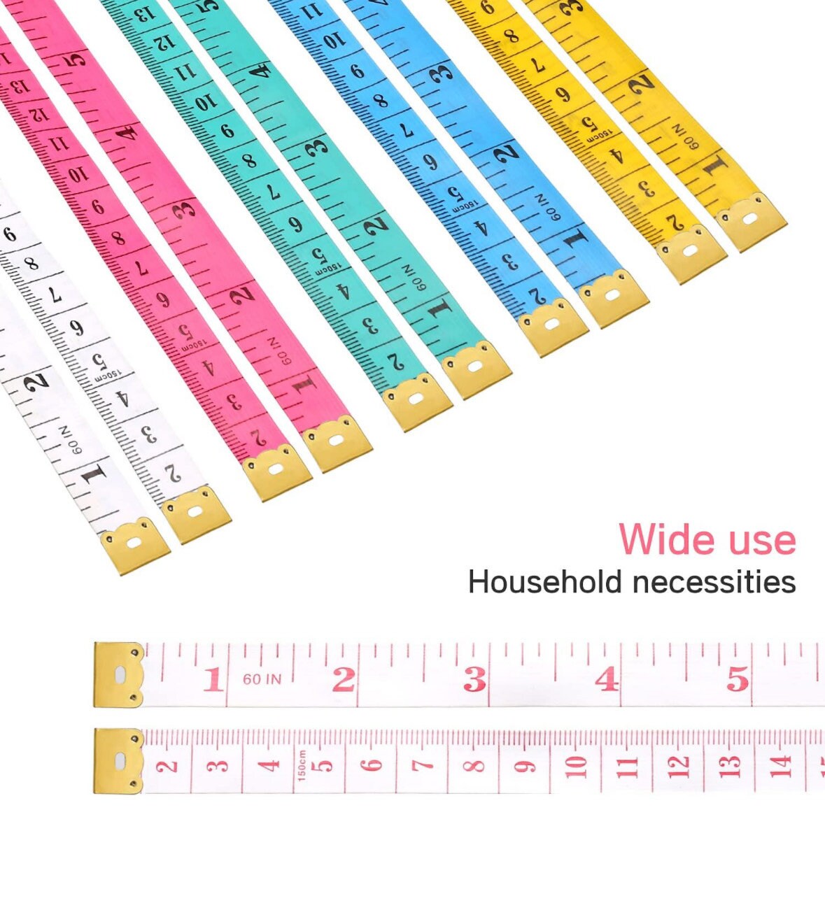 Tape Measure, Fabric Sewing Tailor, Vinyl Measurement, 60-inch Soft ...