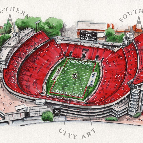 Sanford Stadium - Etsy