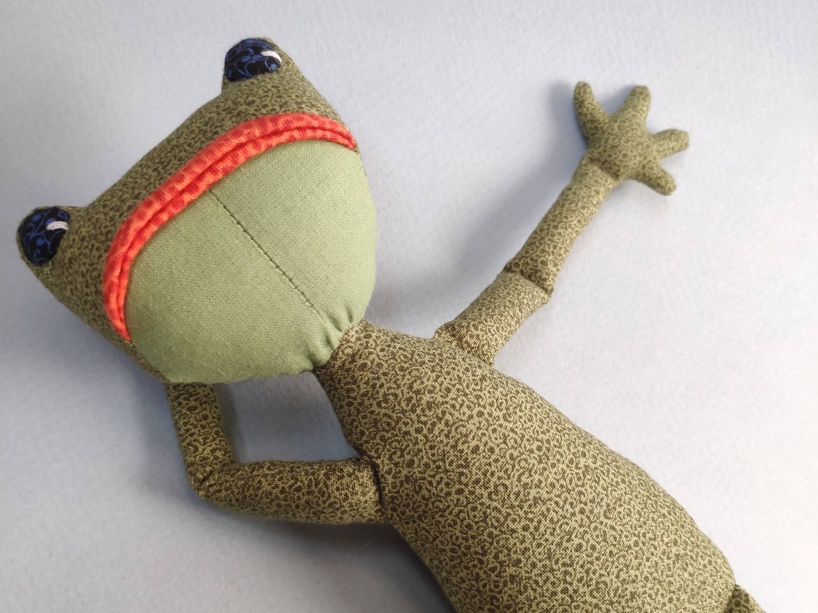 Stuffed Frog Pattern, Frog Doll, Rag Frog Tutorial PDF - Etsy
