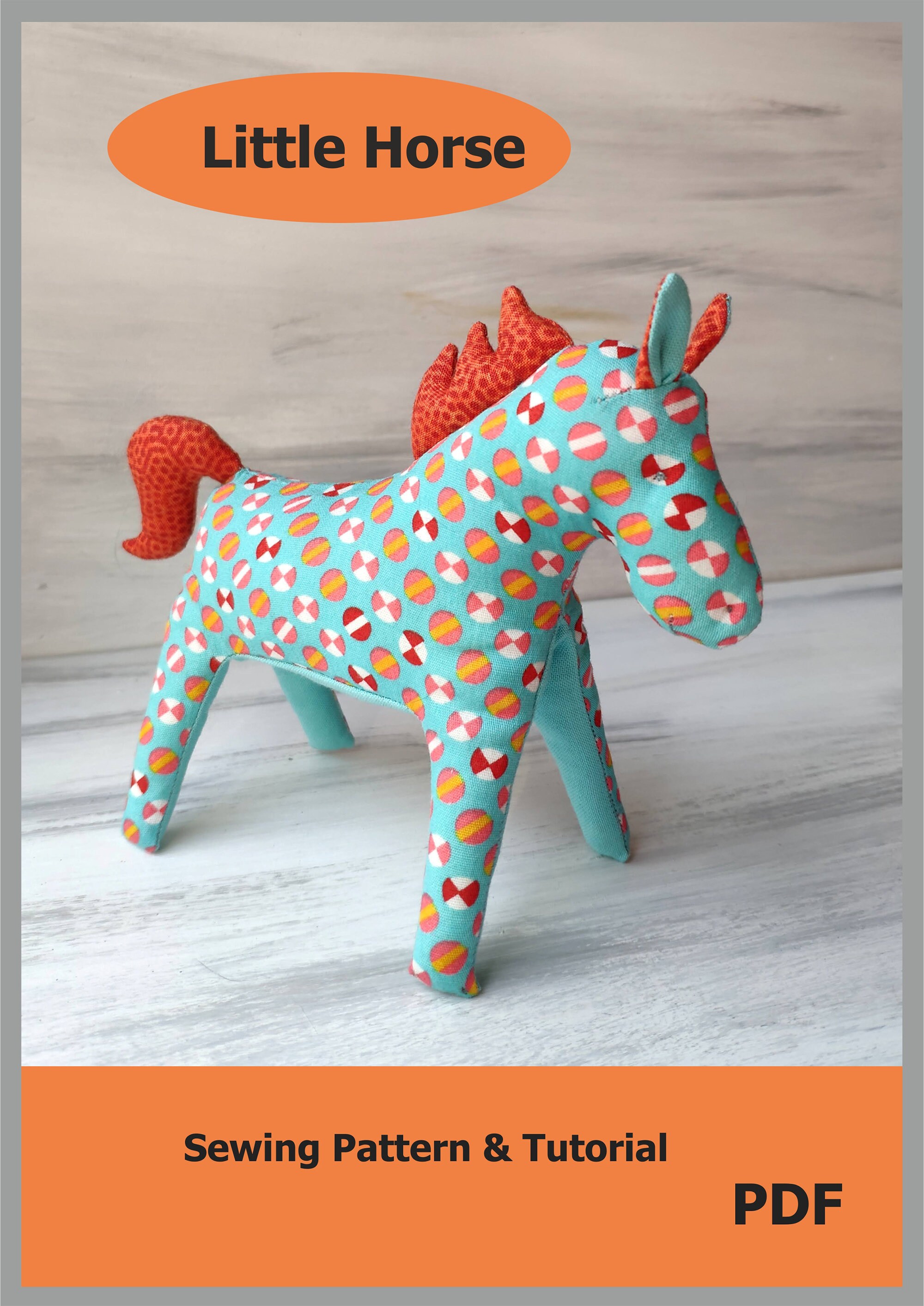 Pony Toy, Horse Toy Pattern PDF - Etsy