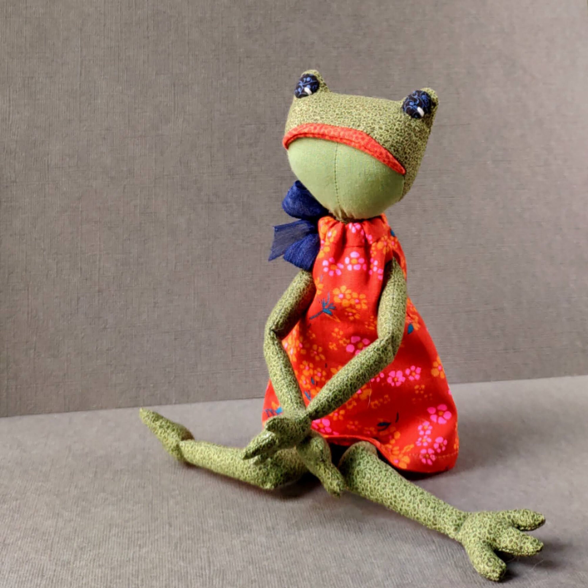 Stuffed Frog Pattern, Frog Doll, Rag Frog Tutorial PDF - Etsy