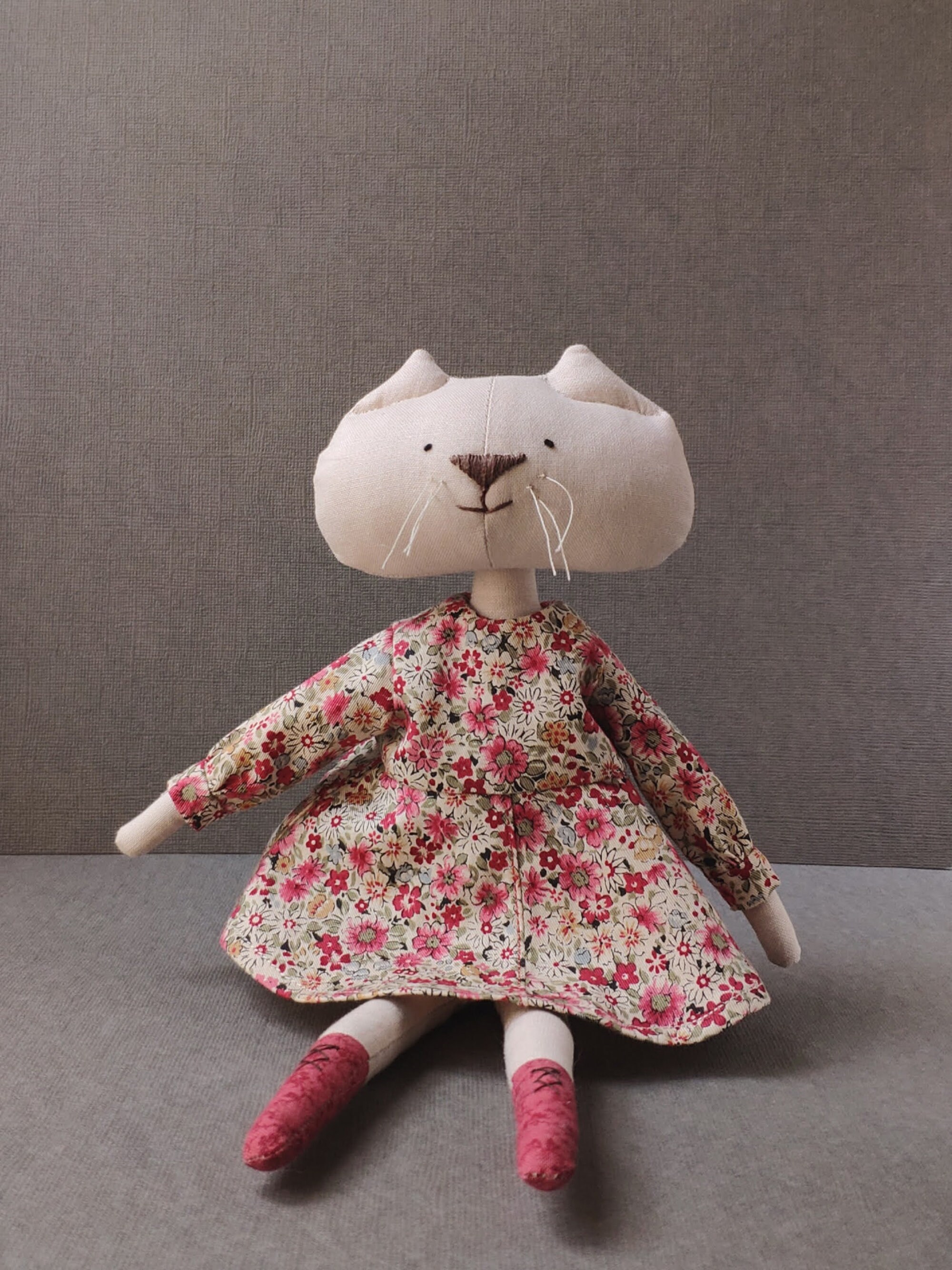 Cat PDF Sewing Pattern Cloth Doll Rag Doll Tutorial - Etsy