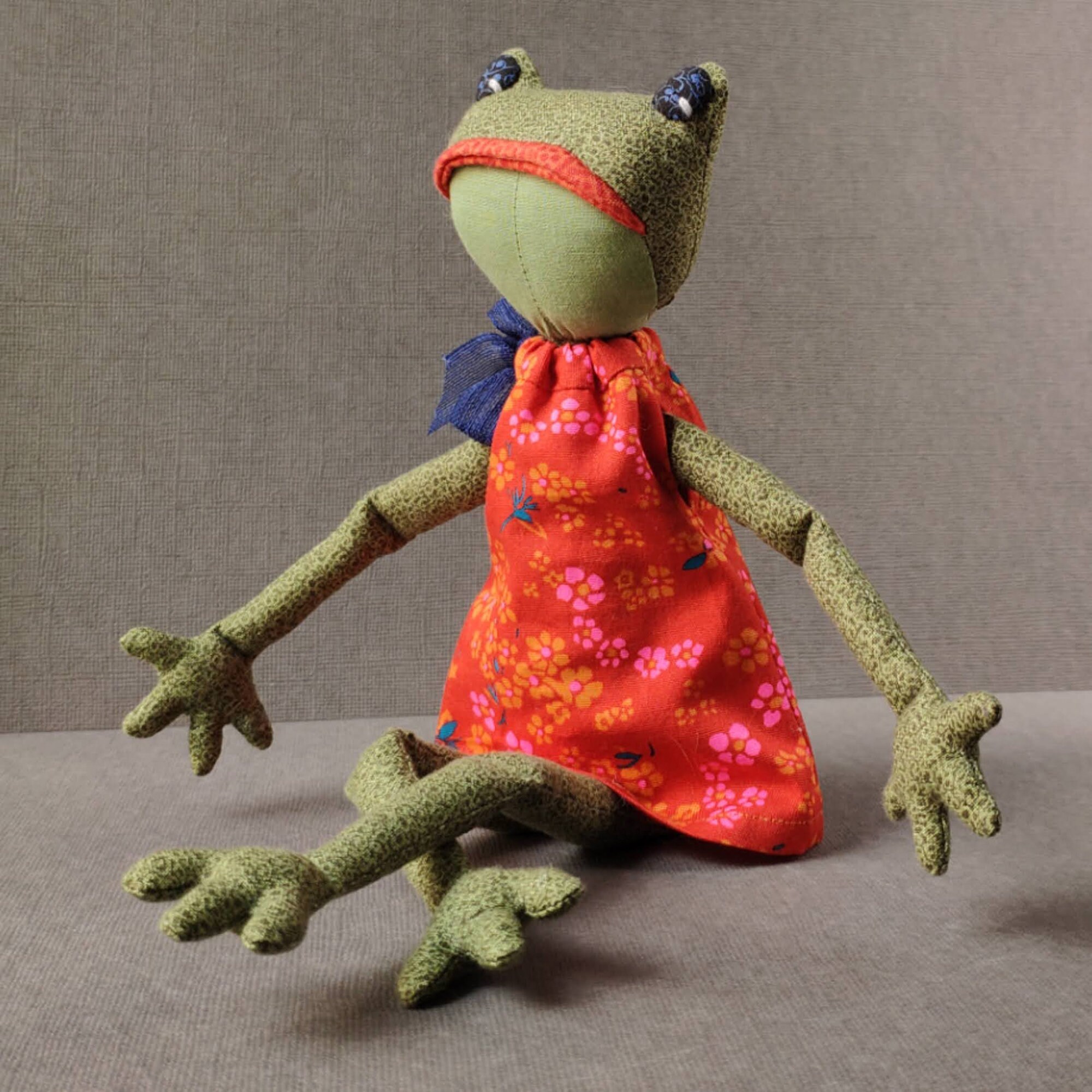 Stuffed Frog Pattern, Frog Doll, Rag Frog Tutorial PDF - Etsy