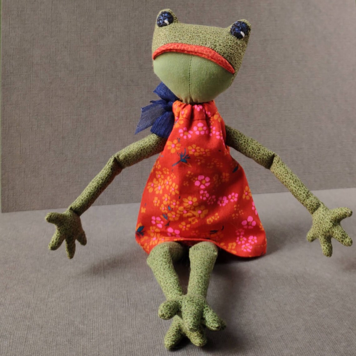 Stuffed Frog Pattern, Frog Doll, Rag Frog Tutorial PDF - Etsy