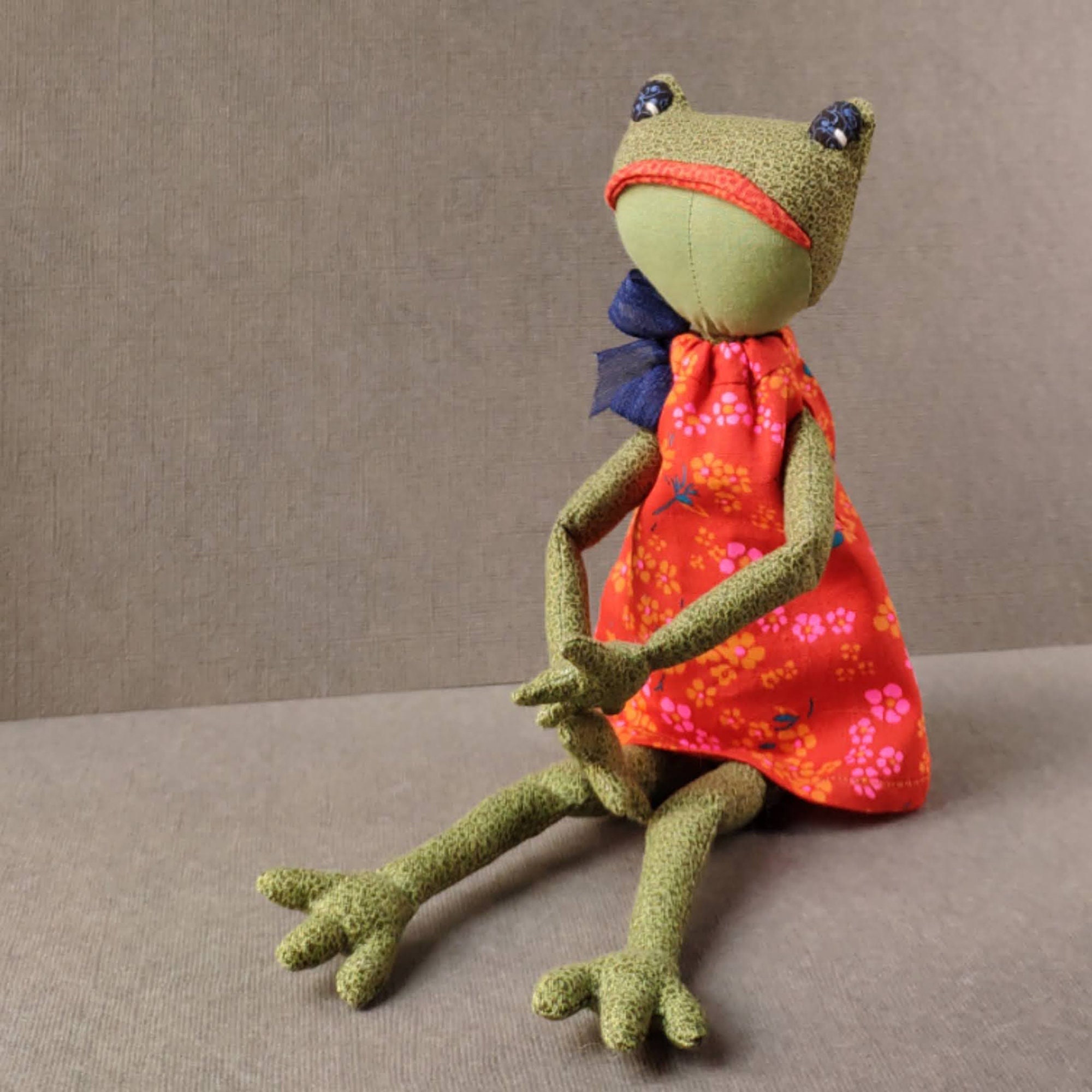 Stuffed Frog Pattern, Frog Doll, Rag Frog Tutorial PDF - Etsy