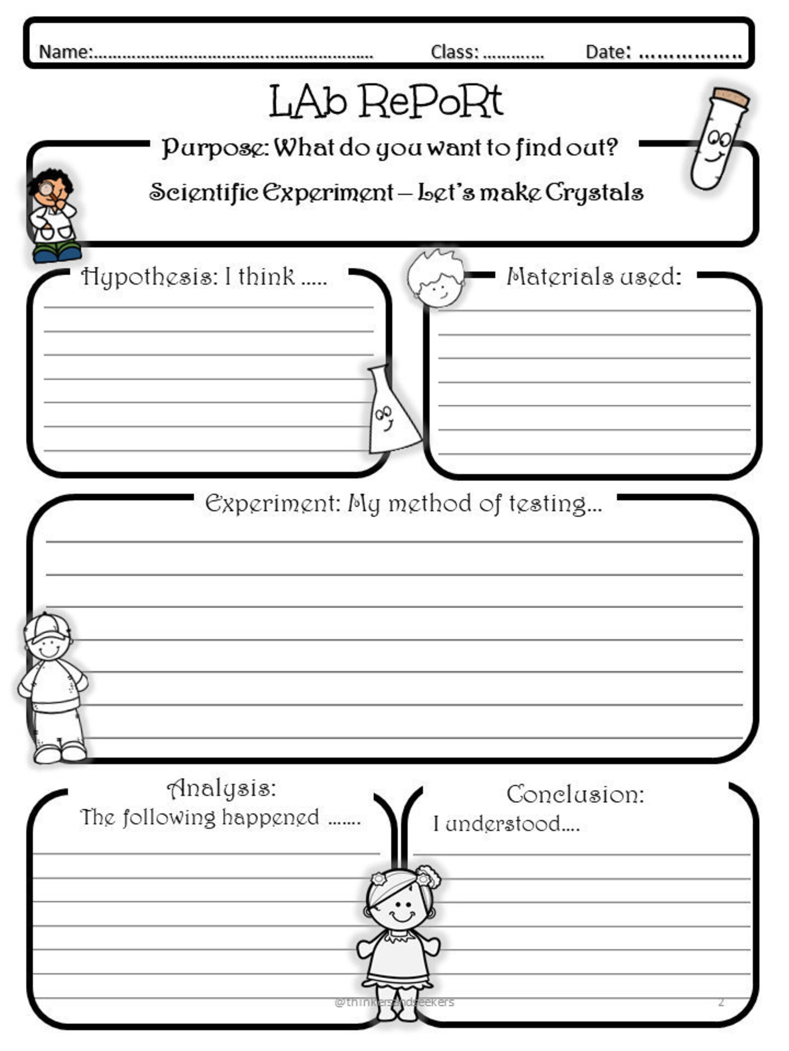 Digital Download Lab Report, Elementary School, Grade3-5, Unit Study IB ...