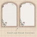 Floral Note Paper Printable & Digital Stationery, Writing, and Letter ...