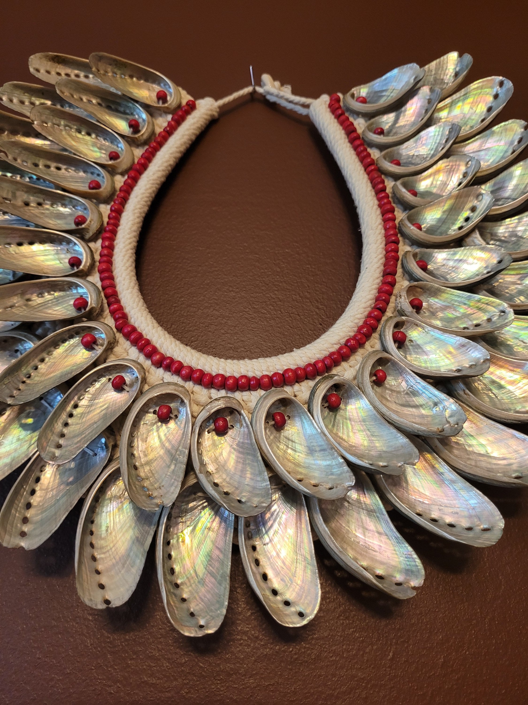 Abalone Shells Papúa Oceanic Culture Art Ancient Recreation Collectible ...