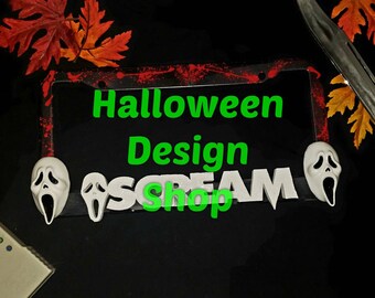 Scream License Plate - Etsy