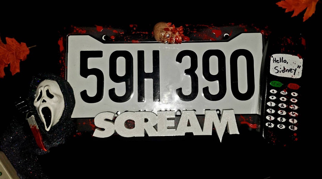 Custom Scream Ghostface ultimate License Plate - Etsy