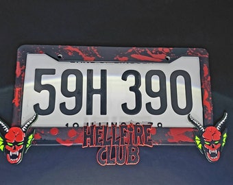 Devil License Plate Frame - Etsy