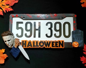 Horror License Plate Frame | Etsy