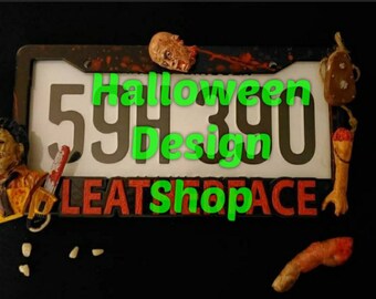 Ghostface License Plate Frame - Etsy