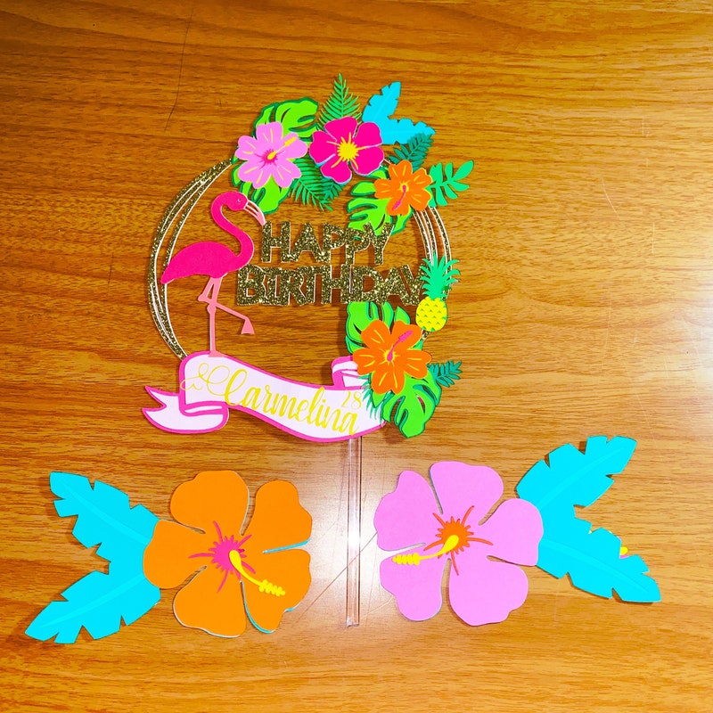 Flamingo Cake Topper - Etsy