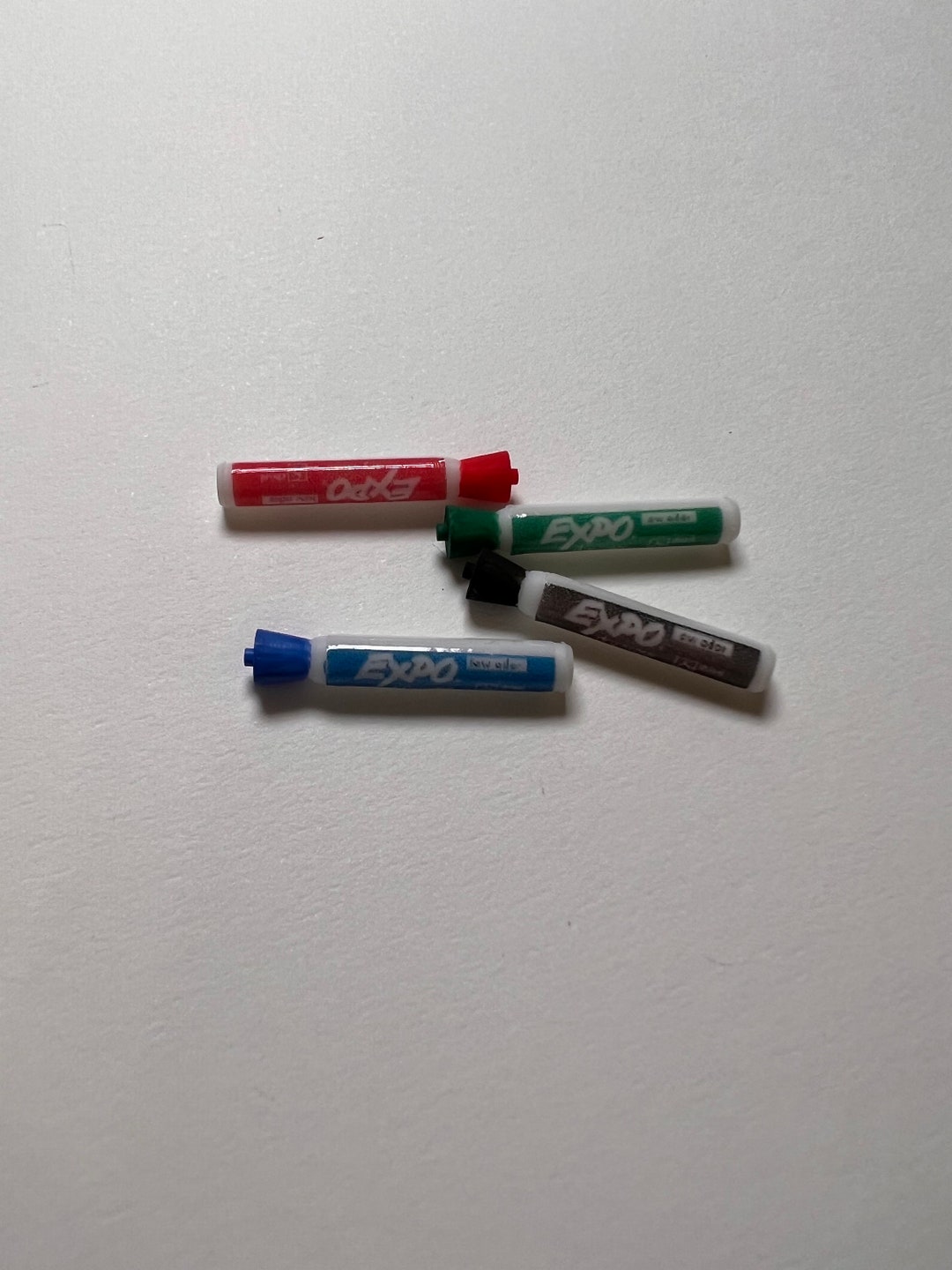 1/6 Scale Set of 4 Markers With Non-removable Caps - Etsy