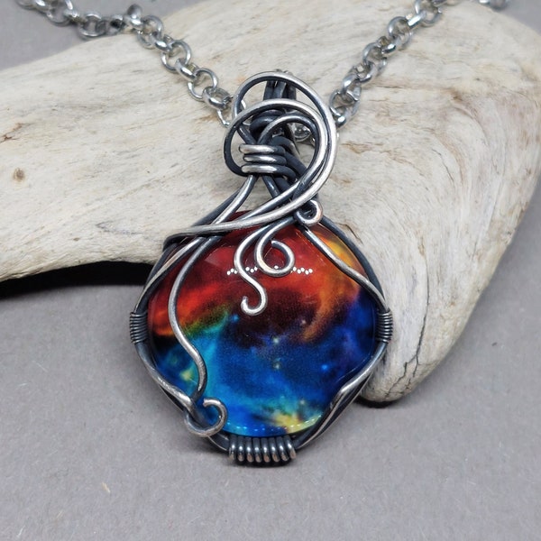 Space Necklace - Etsy