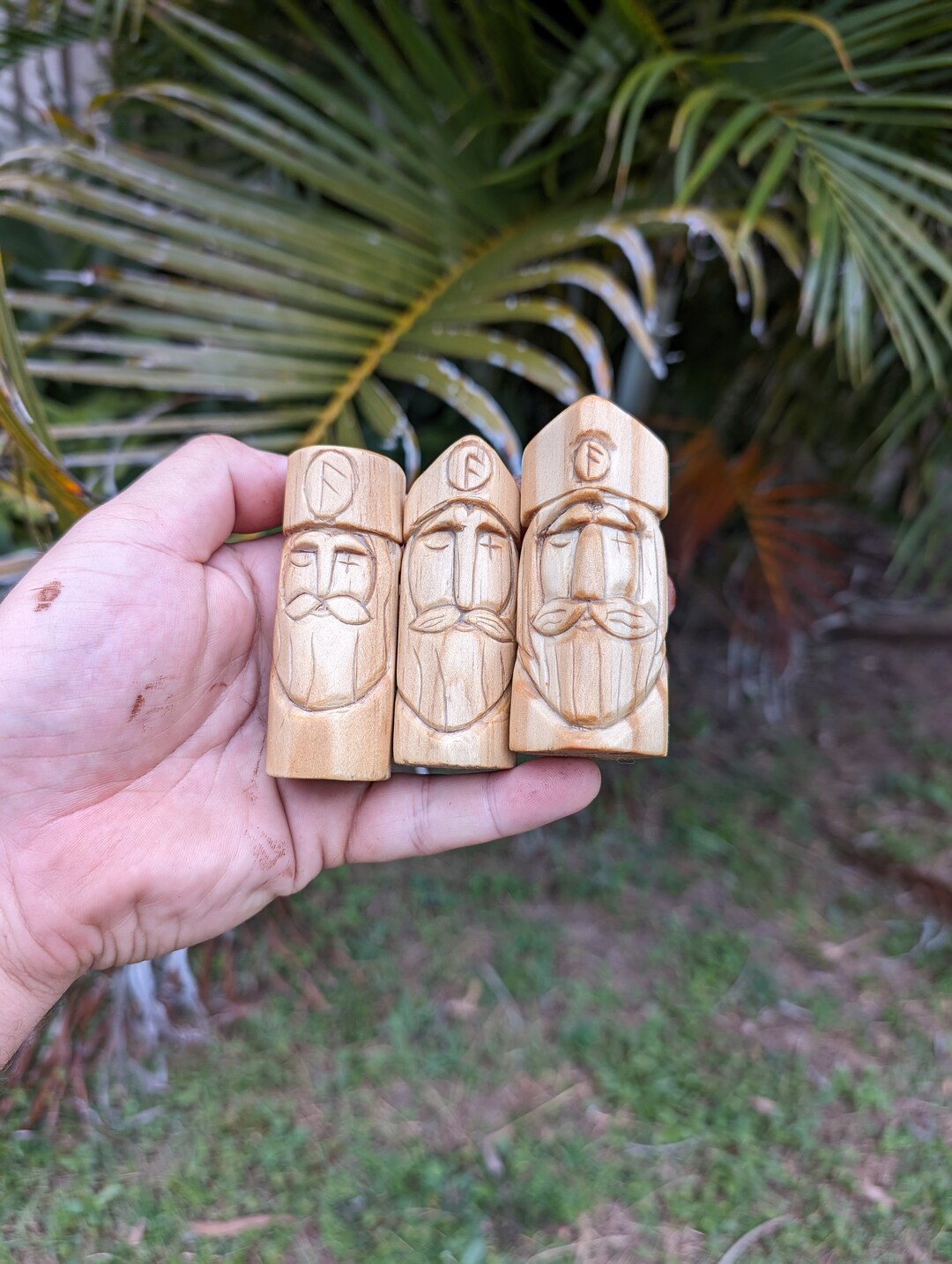 Handcarved Odin Totems Single Totem - Etsy