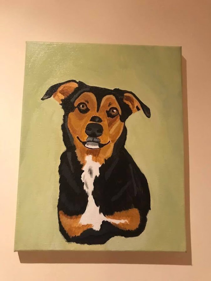 11x14 Acrylic Pet Portrait - Etsy