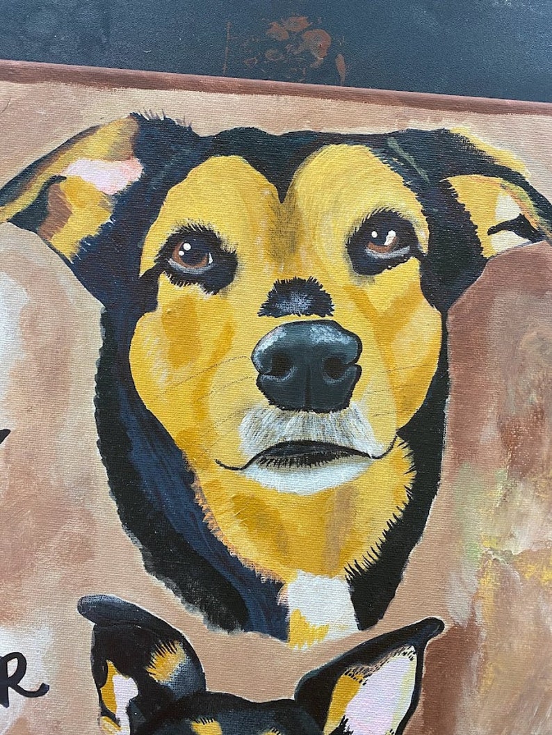 11x14 Acrylic Pet Portrait - Etsy