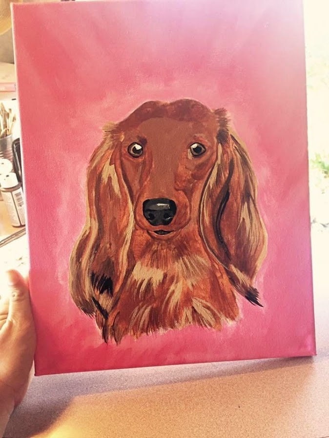 11x14 Acrylic Pet Portrait - Etsy