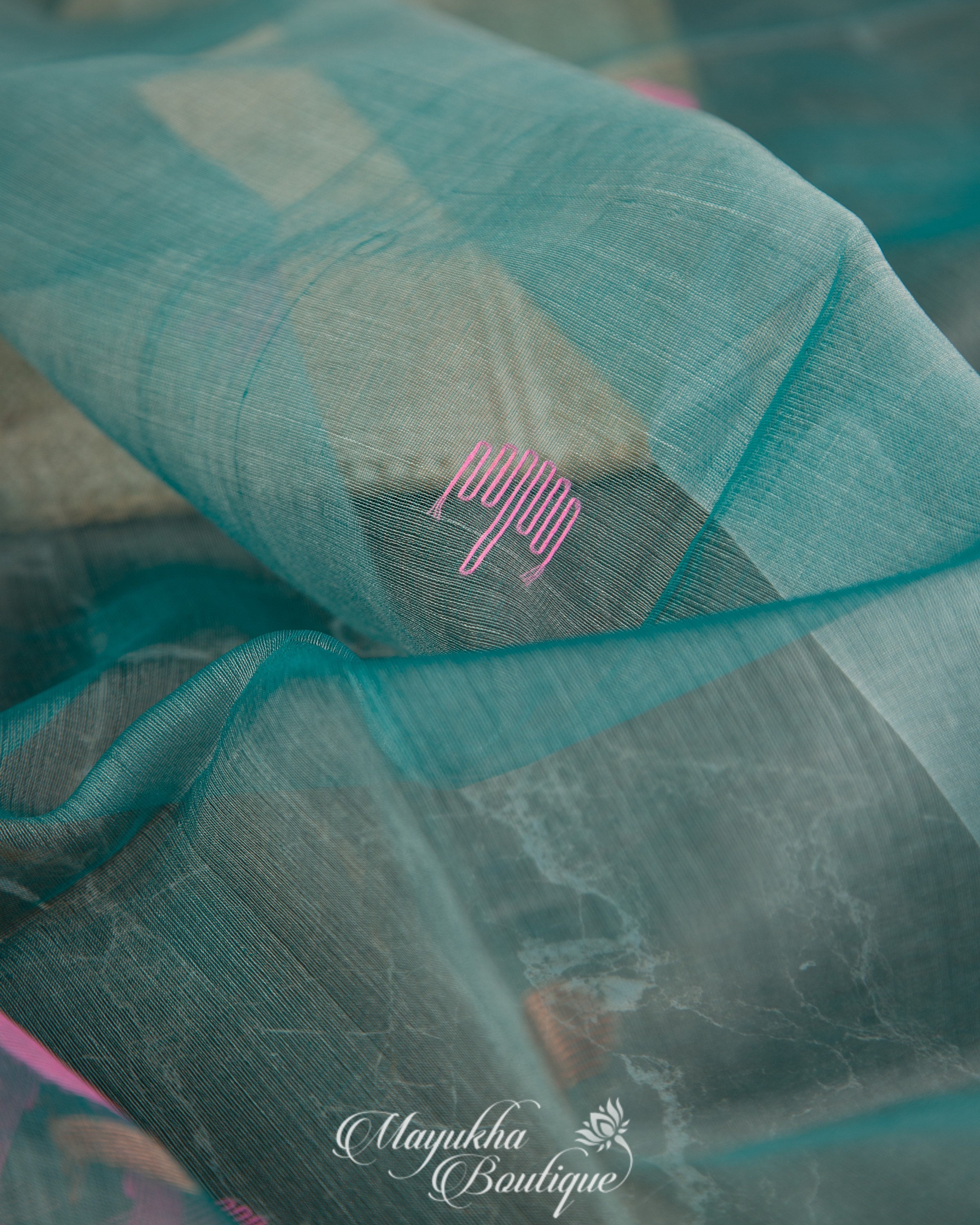 Bengal Pure Muslin Silk Saree With Pure Tassar Stitched Blouse in Size ...