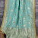 Blue Banarasi Silk Saree - Etsy