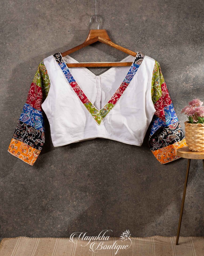 Tranquil Beauty Cambic Cotton Blouse | Mayukha Boutique - Etsy