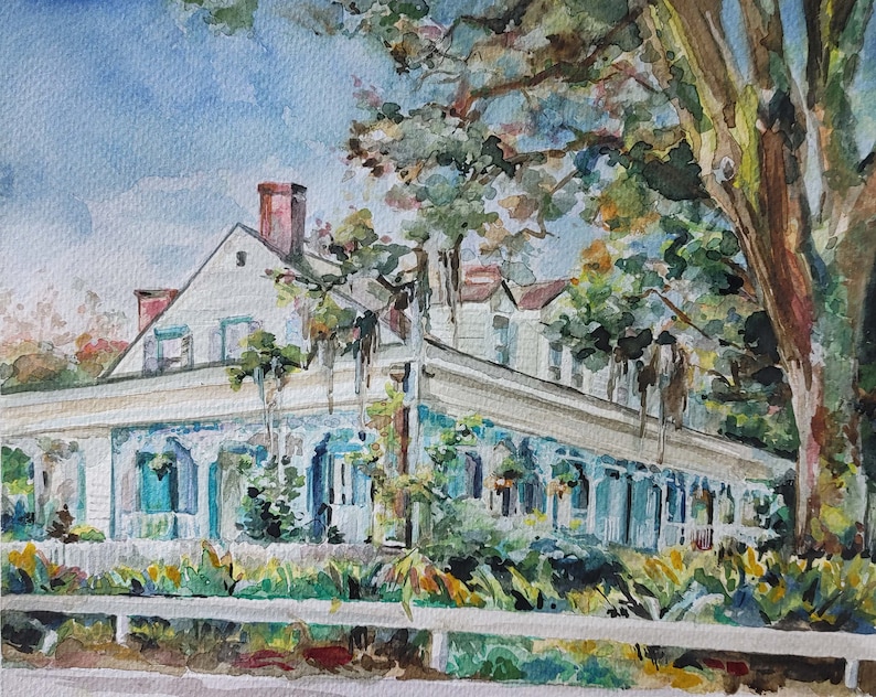 The Myrtles Plantation Art Print, Borderless Matte Finish, Original ...
