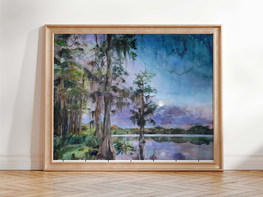 Bayou Art Print, Louisiana Themed Prints, Original Paintings by ...