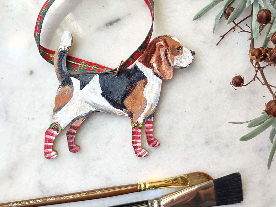 Beagle Christmas Tree Ornament, First Christmas Dog Gifts, Beagle Mom ...