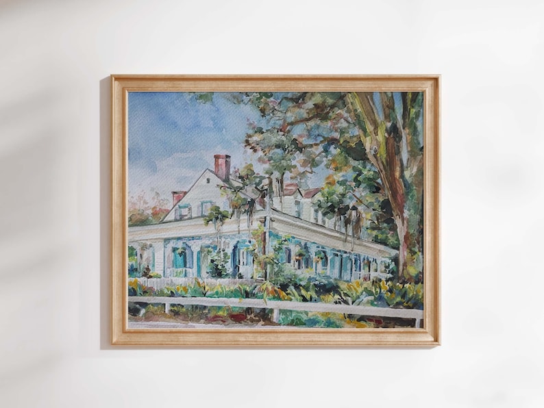 The Myrtles Plantation Art Print, Borderless Matte Finish, Original ...