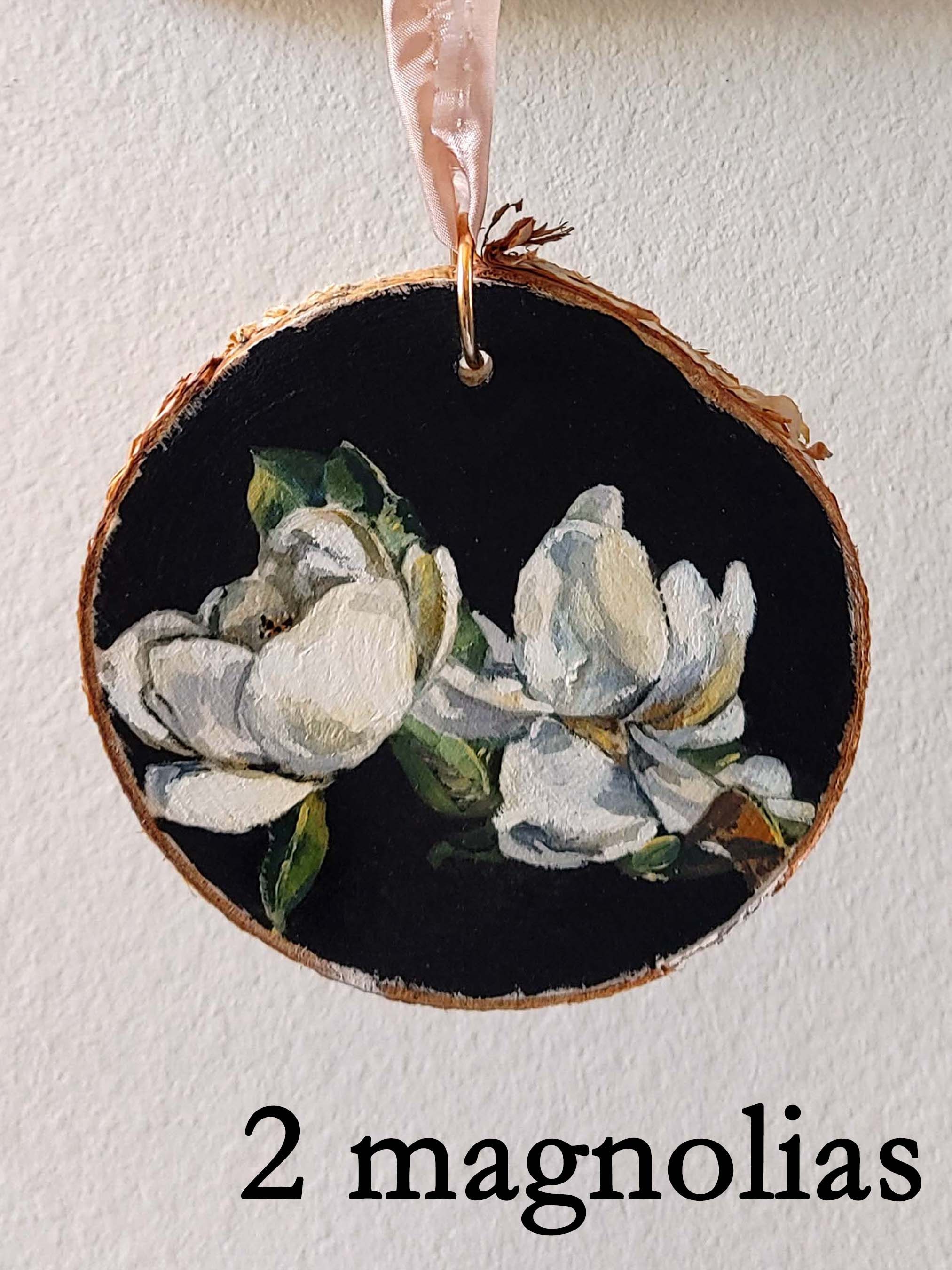 Magnolia Flower Ornament, Magnolia Art Work, Louisiana State Flower ...