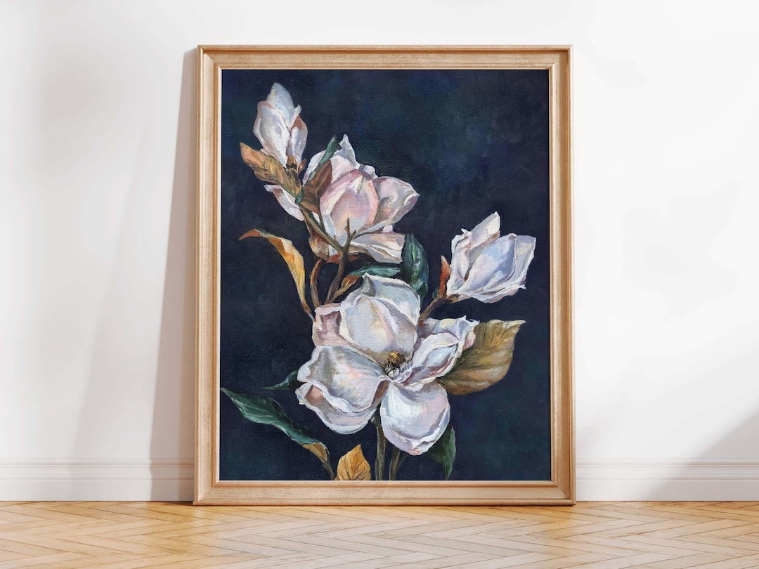 Magnolia Art Print, Botanical Prints Magnolia, Shops Louisiana ...