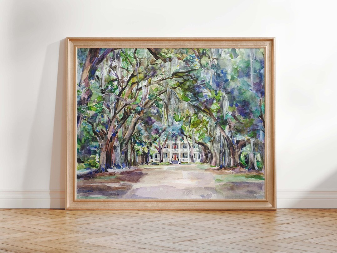 Rosedown Plantation Art Print, Original Paintings by Louisiana Artists ...