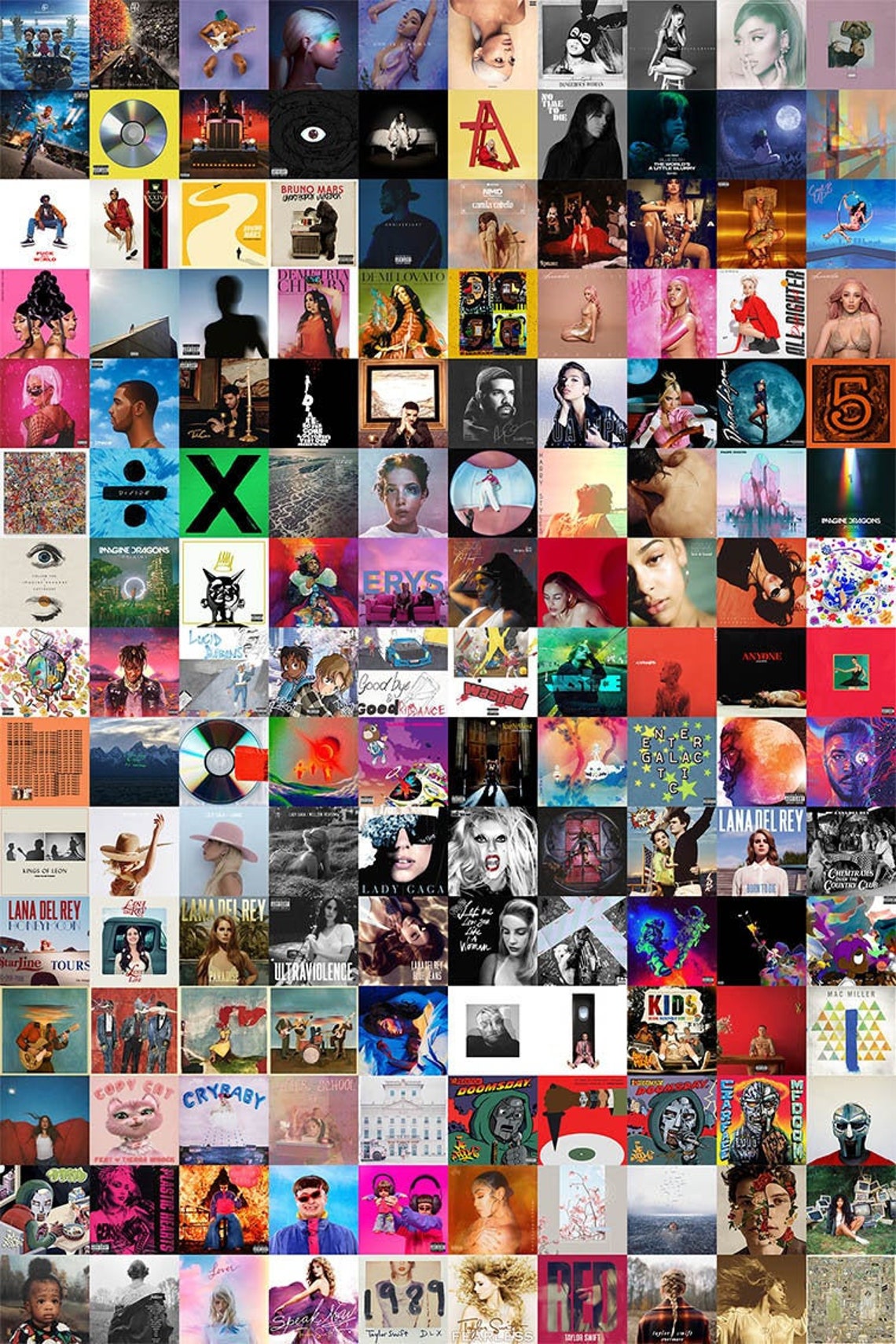 Pop music hip music hot music collage PosterIs This It | Etsy