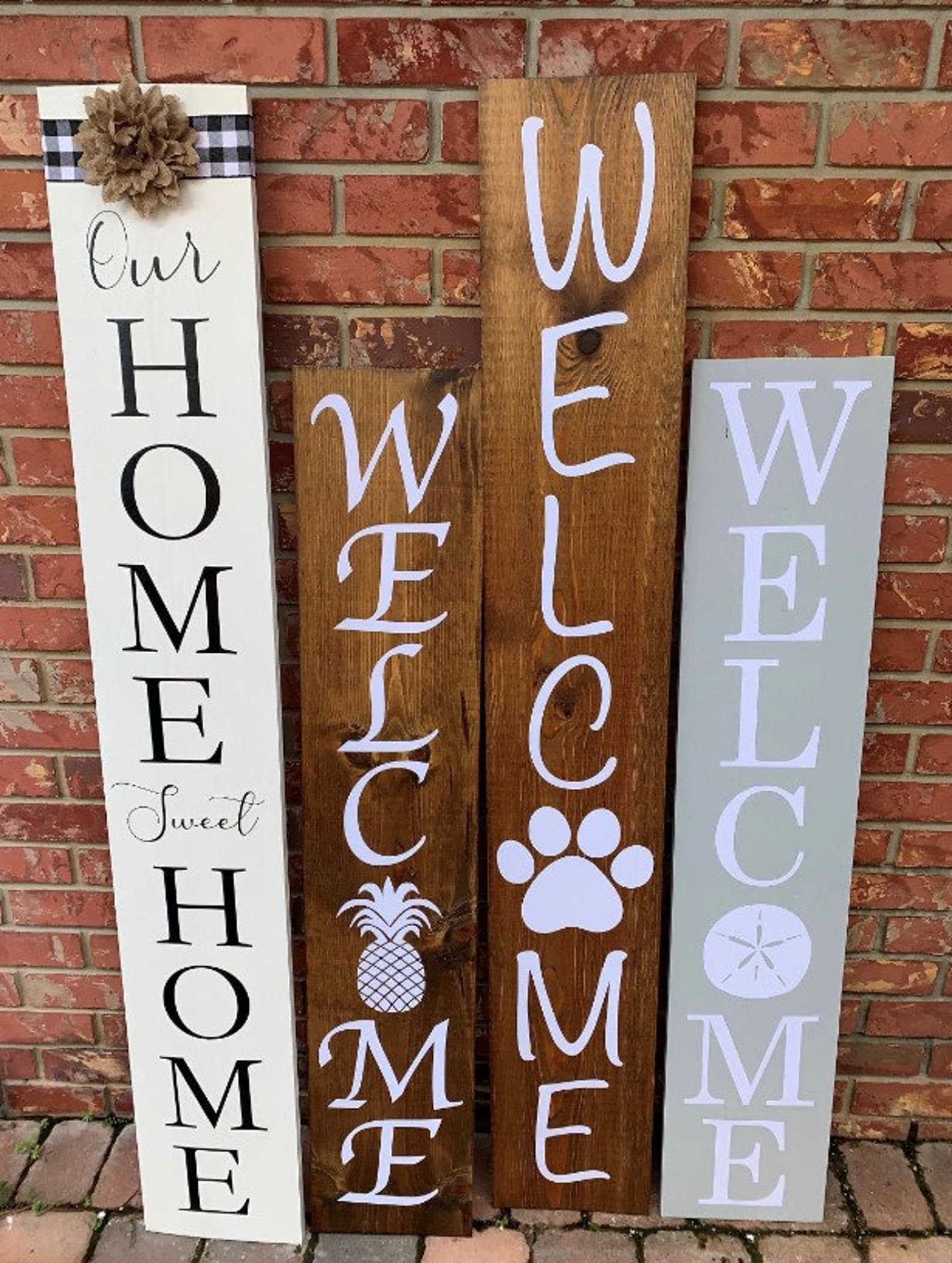 Vertical Porch Welcome Signs - Etsy Canada