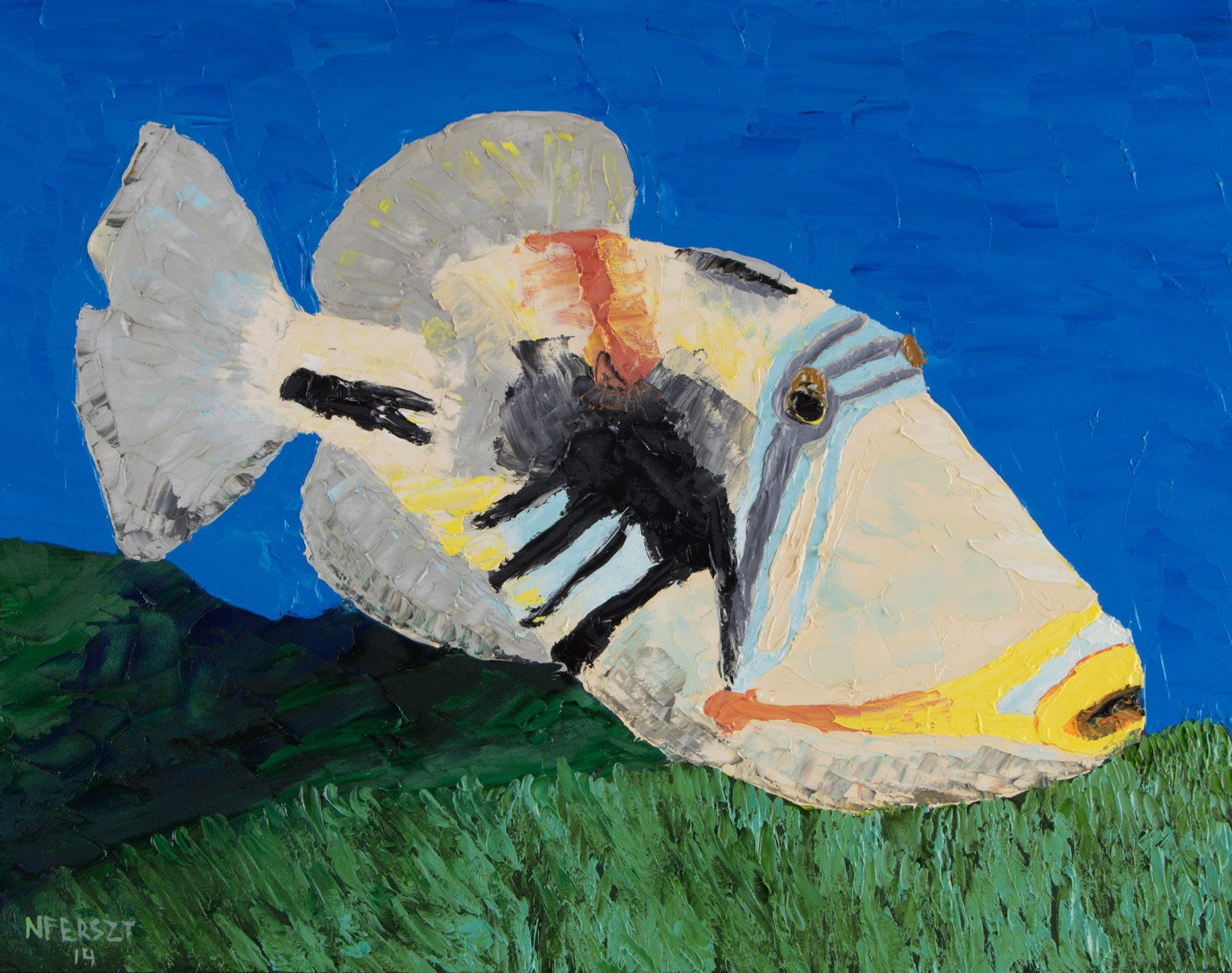 Humu Humu Nuku Nuku Apua'a (reef Triggerfish) - Etsy