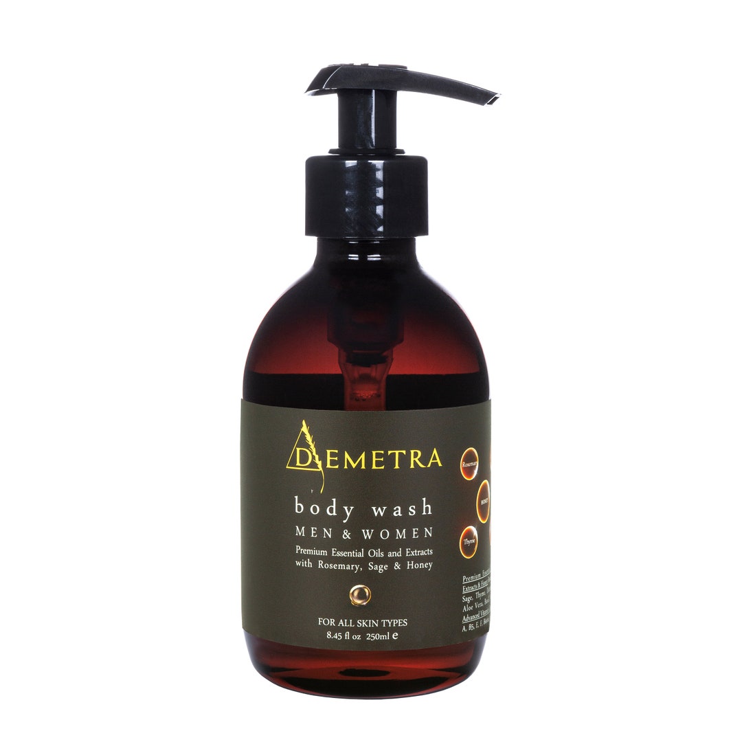 Greek Natural Body Wash Demetra Aromatherapy Botanical Blend - Etsy