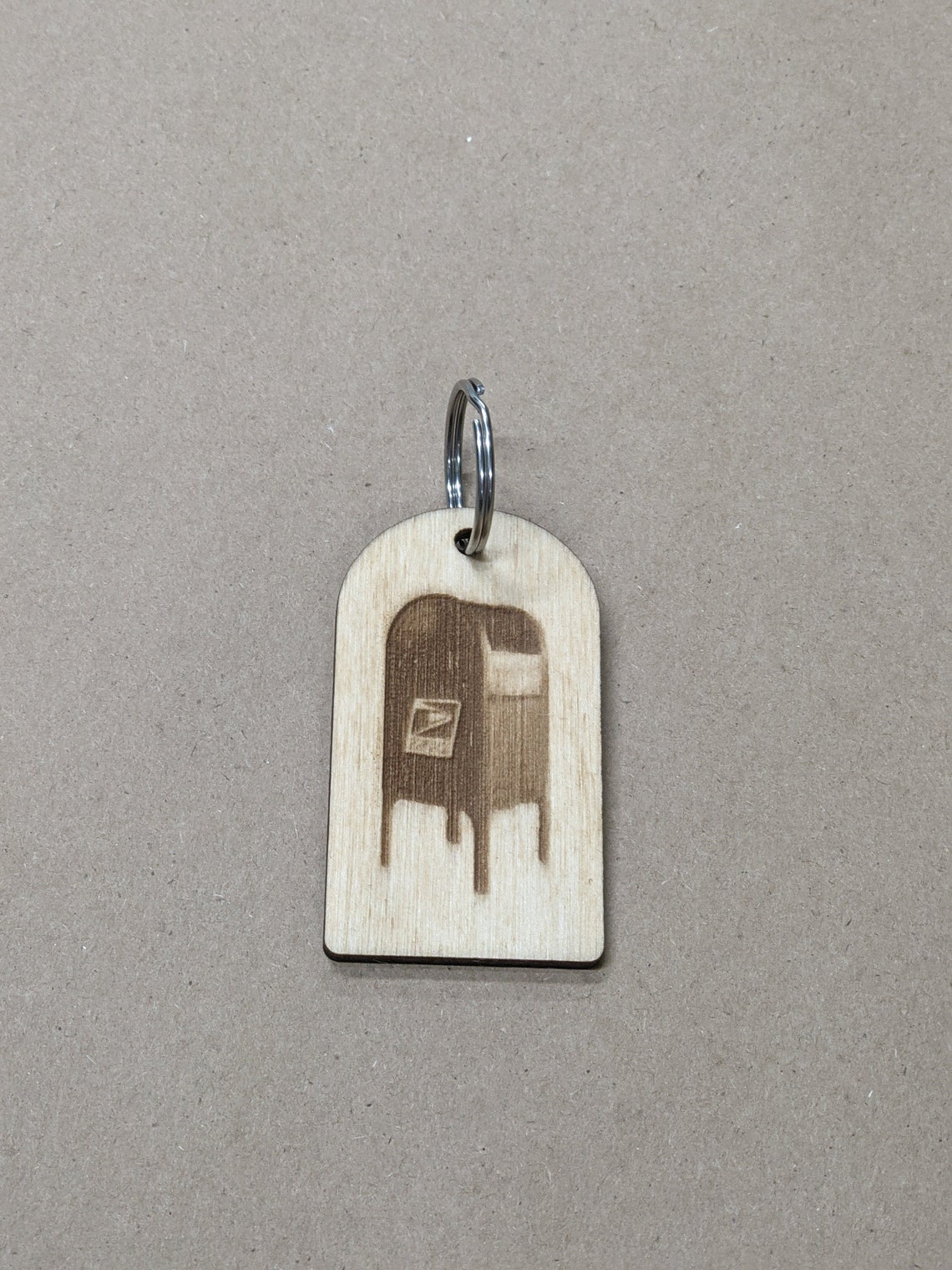Mailbox / PO Box Keychain - Laser Cut - Finished - Etsy