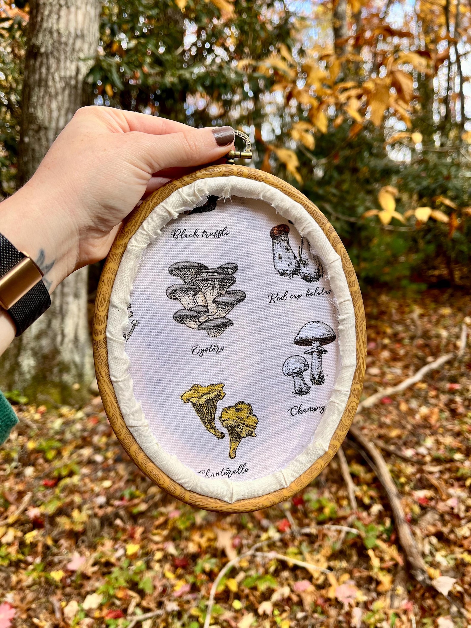 Whimsical Leaf Embroidery - Etsy