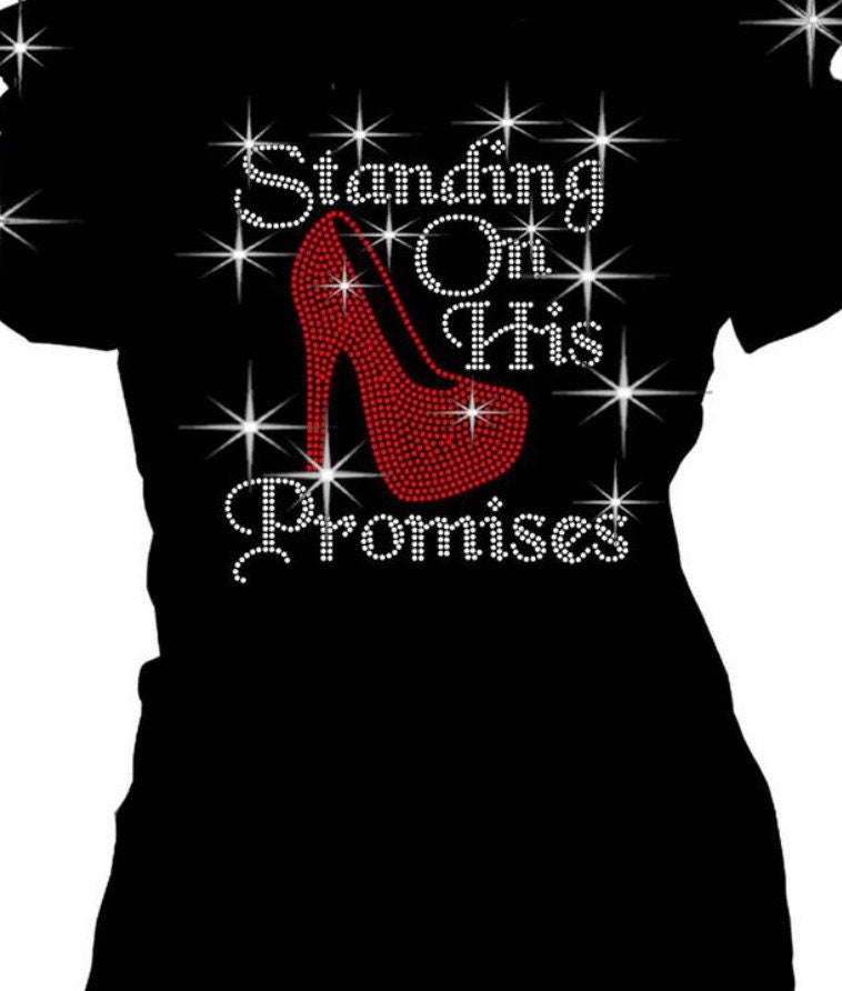 Standing on His Promises Royal-tee - Etsy