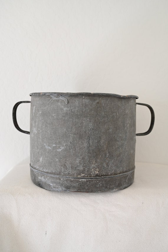 Vintage Hungarian Zinc Pot - Etsy