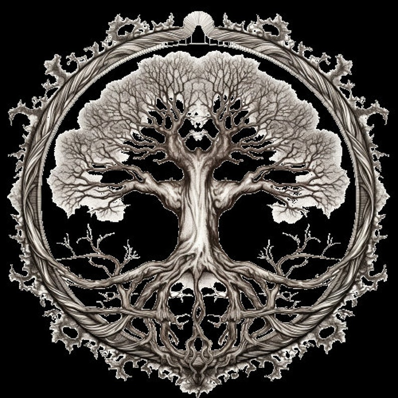 Ancient Tree Symmetrical a Beautiful Design in High Resolution for ...