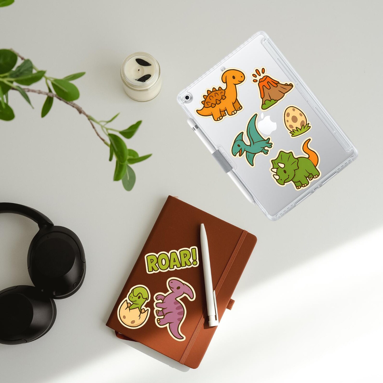 Dinosaur Sticker Pack – Waterproof Vinyl Decals for Kids (12pcs) - Etsy
