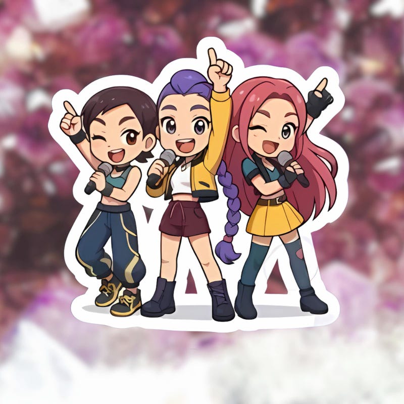 Kpop Demon Hunter Decals - Etsy