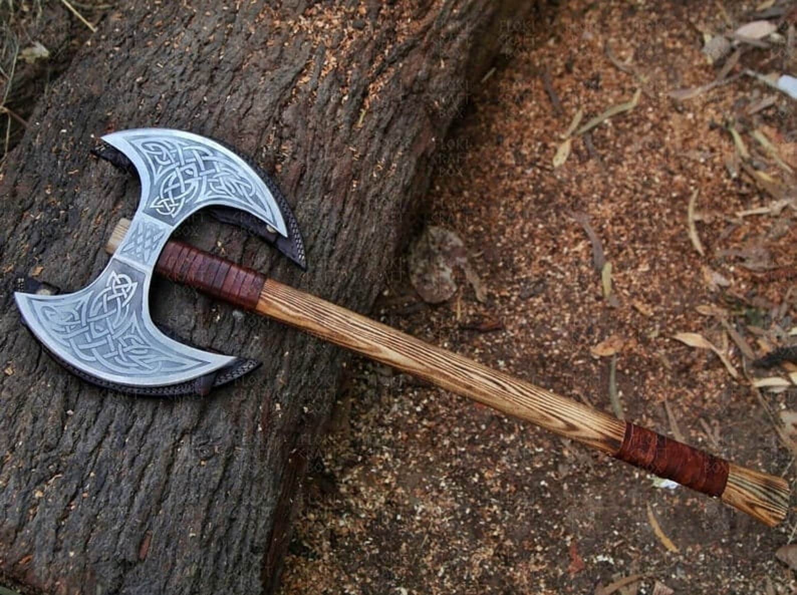 Medieval Double Sided Axe